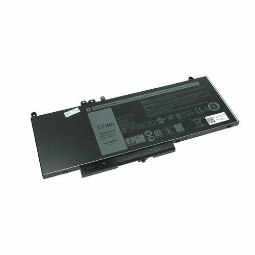 Аккумулятор 6MT4T для ноутбука Dell Latitude E5470 7.6V 62Wh (8150mAh) черный
