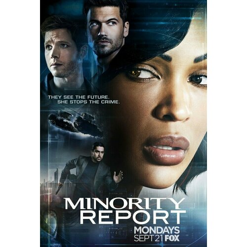 Плакат, постер на холсте Minority Report, Особое мнение. Размер 42 х 60 см