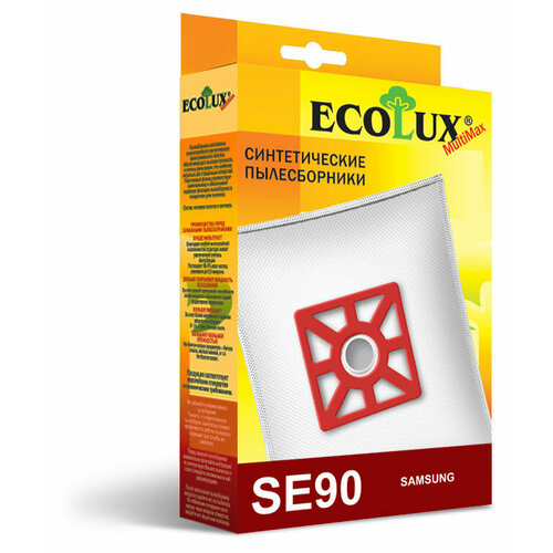 Пылесборник синтетический Ecolux SE90, 4 шт