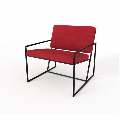 Кресло POINT красное, 70х70х74 см