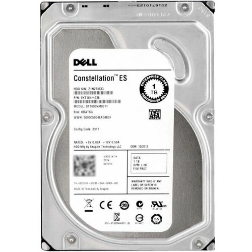 Жесткий диск Dell 2T51W 1Tb SATAIII 3,5" HDD