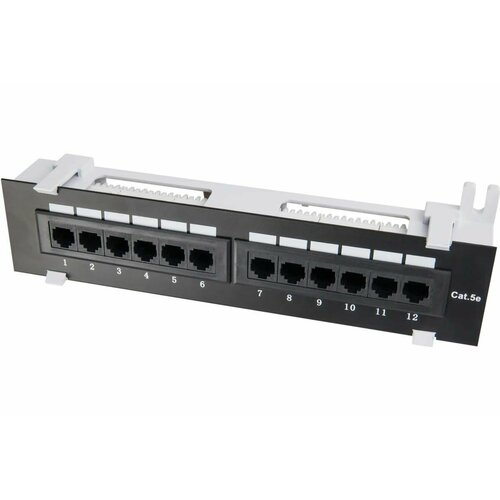 Патч-панель настенная 12Х RJ-45 Cat5e