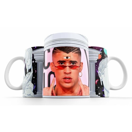 Кружка певец Бэд Банни Bad Bunny 330 мл