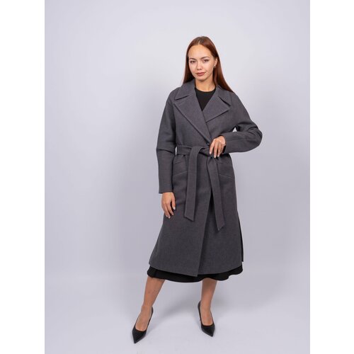 Пальто , размер 44, серый