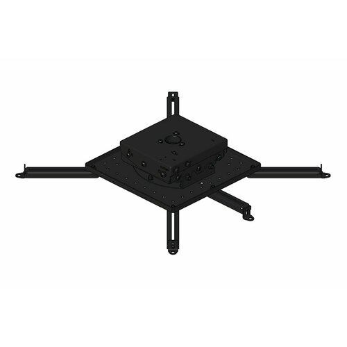 [PR10XL] Универсальное потолочное крепление Wize Pro [PR10XL] для проектора с микрорегулировками, макс. расстояние между крепежными отверстиями 953 мм, наклон +/-15°, поворот +/-5 °, вращение 360°, до 100 кг, черн.