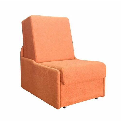 Кресло кровать Блисс оранжевый Астра велюр 60 см