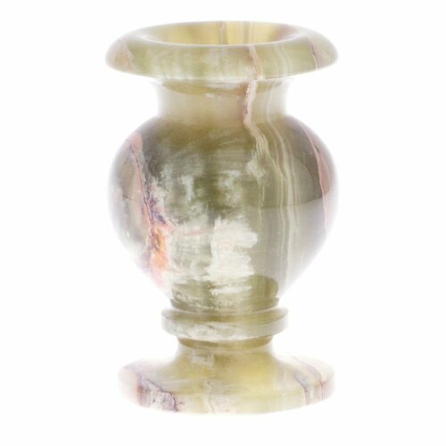 Настольная ваза камень оникс круглая 6,2х9,5 см (2,5х4) 121845