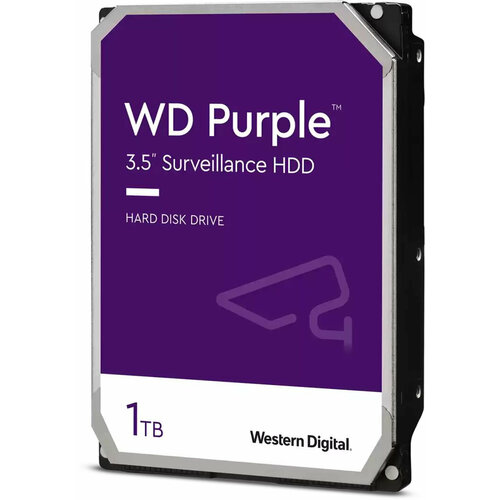 Жесткий диск WD SATA-III 1TB WD11PURZ Surveillance Purple (5400rpm) 64Mb 3.5"