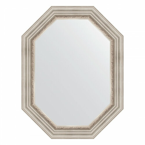 Зеркало в багетной раме Evoform BY 7167, римское серебро 88 mm (66x86 cm)