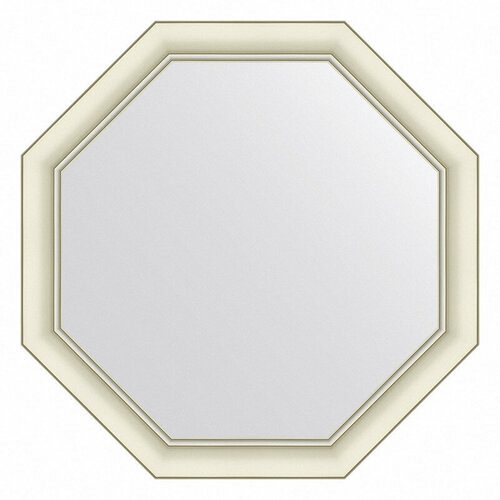 EVOFORM Зеркало Evoform Octagon BY 7437 56x56 белый с серебром