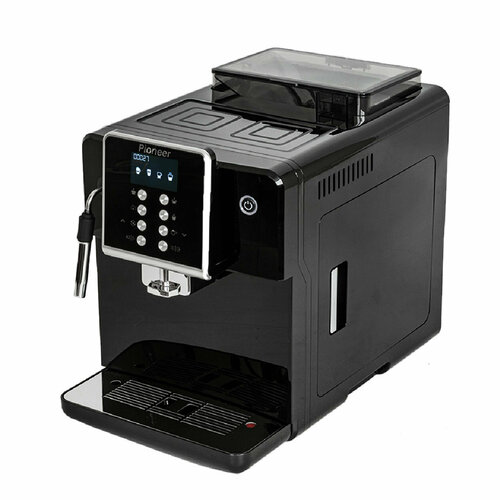 Кофемашина автоматическая Pioneer с автоприготовлением американо, эспрессо и капучино, встроенной кофемолкой и LCD-дисплеем, итальянская помпа ARS