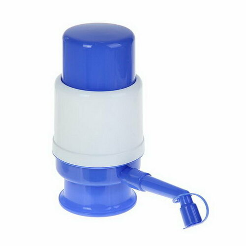 Помпа для воды Mini, механическая, под бутыль от 11 до 19 л, голубая
