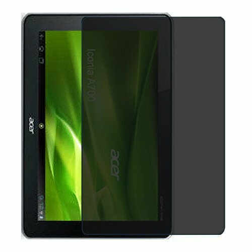 Acer Iconia Tab A700 защитный экран пленка гидрогель конфиденциальность (силикон) Одна штука