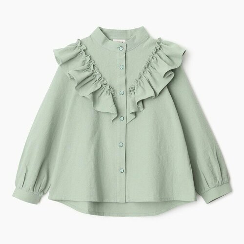 Блуза Minaku, размер 128, зеленый
