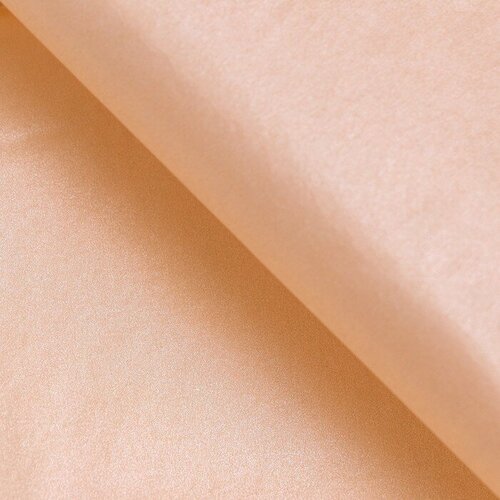 Бумага упаковочная тишью, "Жемчужная", персиковая, 50 х 70 см