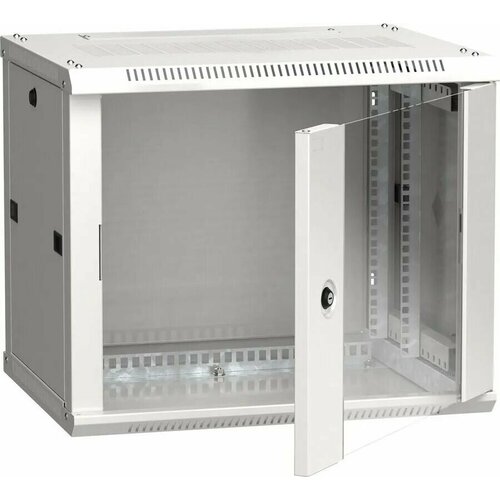 Коммутационный шкаф ITK LWR3-06U64-GF настенный, стеклянная передняя дверь, 6U, 600x370x450мм