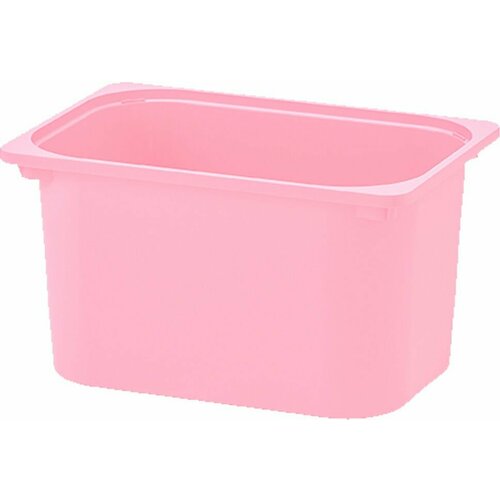 Контейнер для хранения икеа пластиковый розовый 42х30х23 см