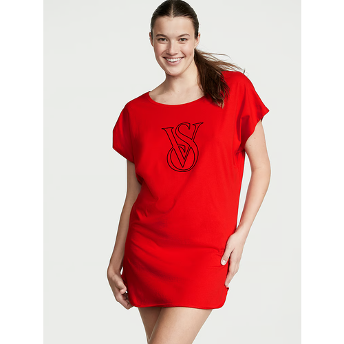 Сорочка  Victoria's Secret, размер XL/XXL, красный
