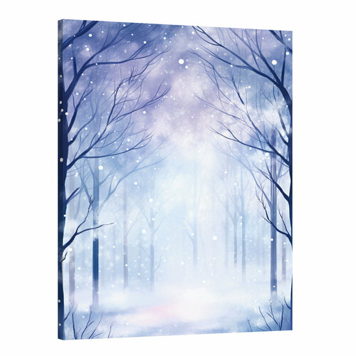 Интерьерная картина 50х70 "Имболк: замерзшая сказка"