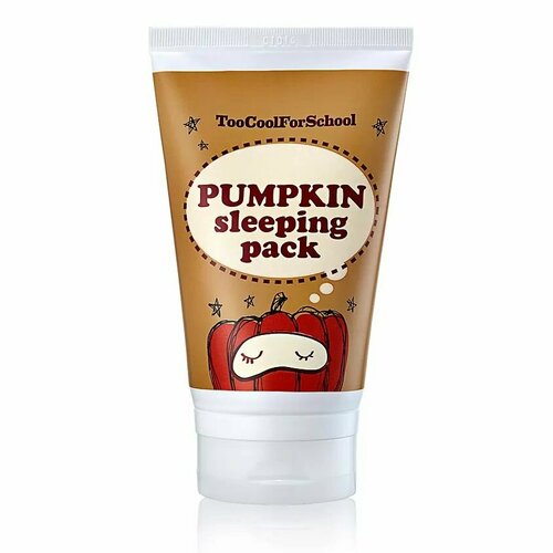 TOO COOL FOR SCHOOL Маска для лица ночная Pumpkin Sleeping Pack (100 мл)