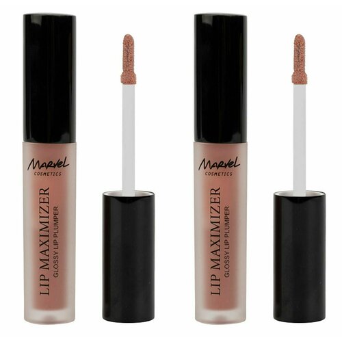 MARVEL COSMETICS Жидкий блеск для губ L319 beige, 2,5 мл, 2 шт