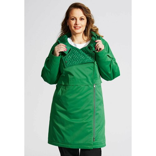 Куртка D'IMMA fashion studio Хайди, размер 64, зеленый