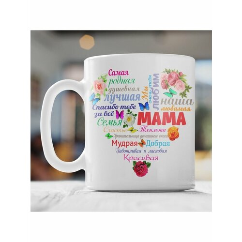 Кружка MugShop для мамы "Самая лучшая мама на свете"