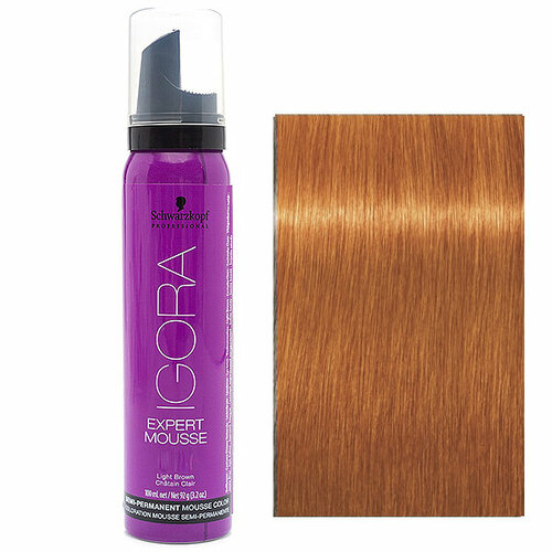 Schwarzkopf Igora Expert Mousse Тонирующий мусс для волос 8-77 Светло-русый медный экстра 100 мл