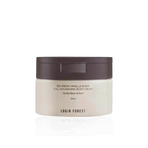 LOGIN FOREST Крем для тела с ароматом пряной ванили BOURBON VANILLA SHAW FULL NOURISHING BODY CREAM