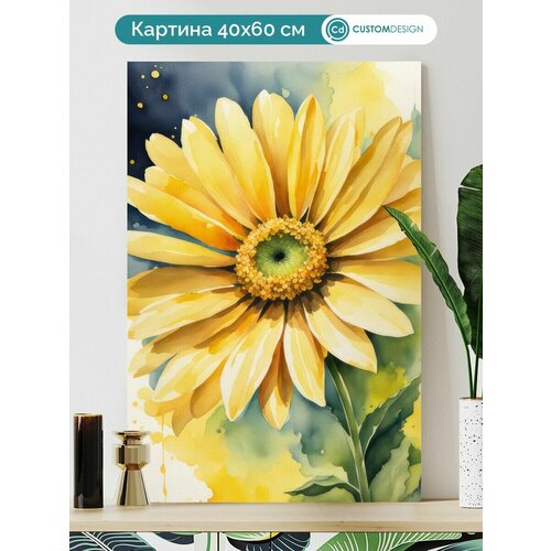 Картина на стену Цветы и растения большая 40х60 см №388