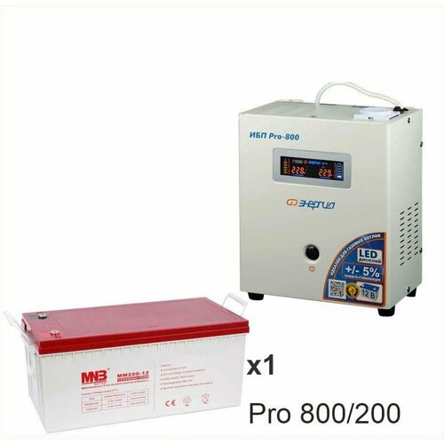 Энергия PRO-800 + Аккумуляторная батарея MNB MМ200-12