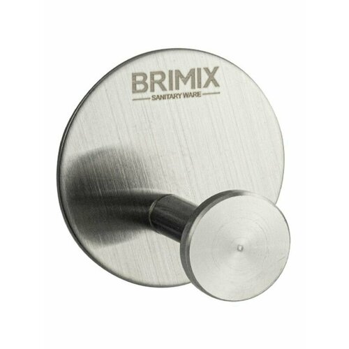 BRIMIX - Крючок одинарный высокопрочный, самоклейка без сверления, из нержавеющей стали SUS 304