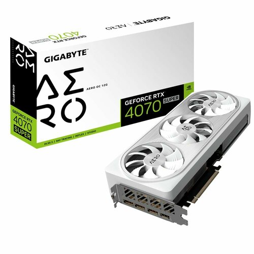 Видеокарта Gigabyte RTX4070SUPER AERO OC 12GB RTL