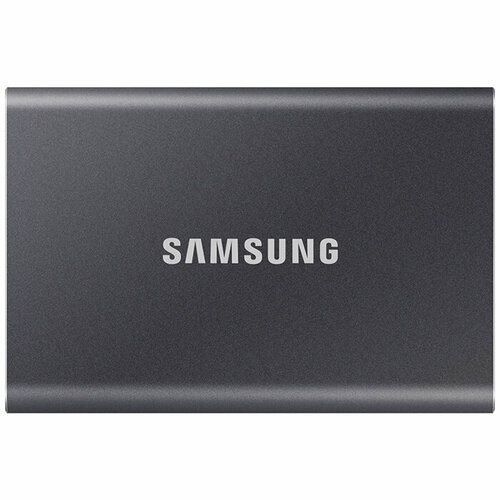 Samsung внешний SSD накопитель Samsung T7 1Tb , USB 3.2 Gen 2 (MU-PC1T0T/WW ) Grey