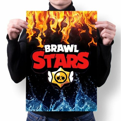 Плакат бравл старс, BRAWL STARS №76, A2