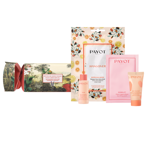 Payot Holiday Collection Набор косметики для ухода: патчи + мицеллярная вода 20 мл + крем для лица 30 мл + маска тканевая