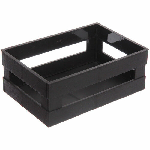 Ящик для хранения складной «дэспо», цвет черный, 30*20*11.5см