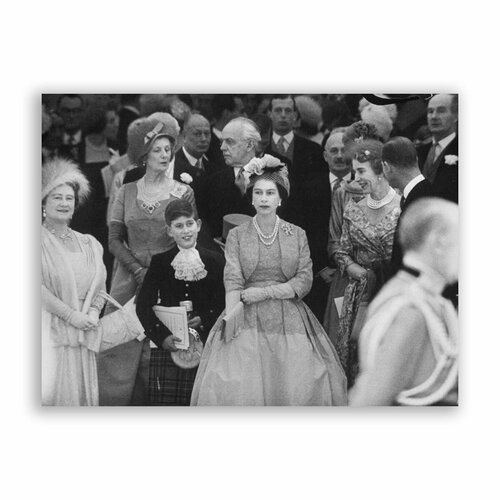 Постер, плакат на бумаге / Queen Elizabeth II / Елизавета II / Размер 30 x 40 см