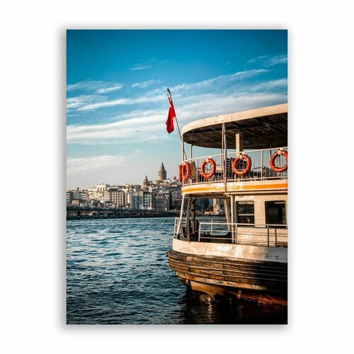Постер, плакат на бумаге / Стамбул / Размер 60 x 80 см