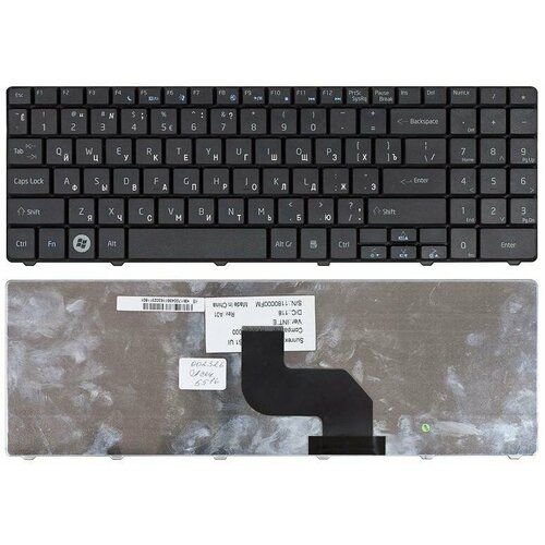 Клавиатура для ноутбука Acer MP-08G63SU-698 русская, черная