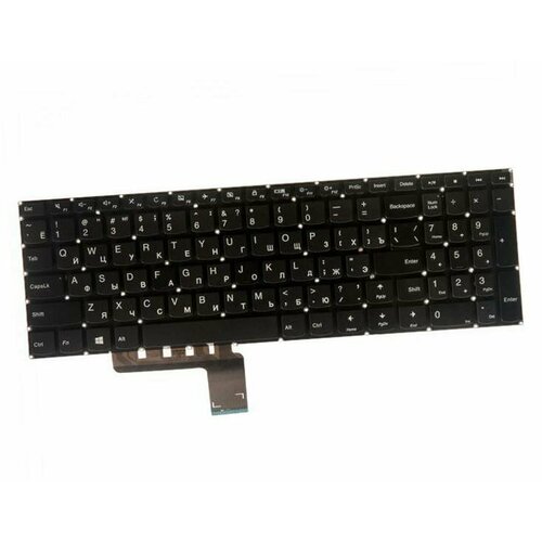 Клавиатура (keyboard) для ноутбука Lenovo IdeaPad 310-15ISK (черная без рамки) Гор. Enter