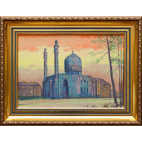 Картина маслом "Мечеть" Леонтьев