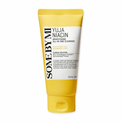 SOME BY MI YUJA NIACIN ALL-IN-ONE CLEANSER Мультифункциональная пенка для умывания с экстрактом юдзу и ниацинамидом 100мл