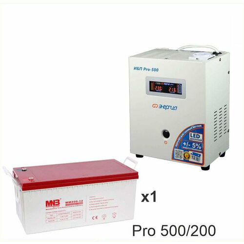Энергия PRO-500 + Аккумуляторная батарея MNB MМ200-12