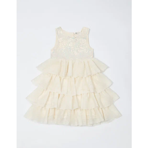 Платье H&M, размер 128, белый