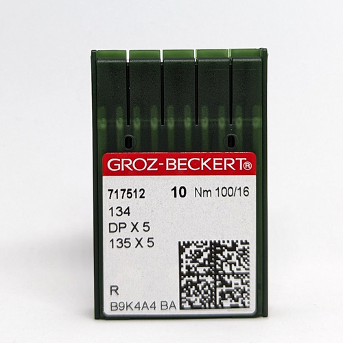 Иглы промышленные Groz-Beckert DPx5 №100 2 кассеты (20 игл)