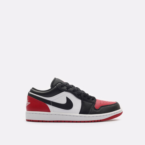 Кроссовки NIKE Air Jordan 1 Low, размер 10.5 US, черный, красный