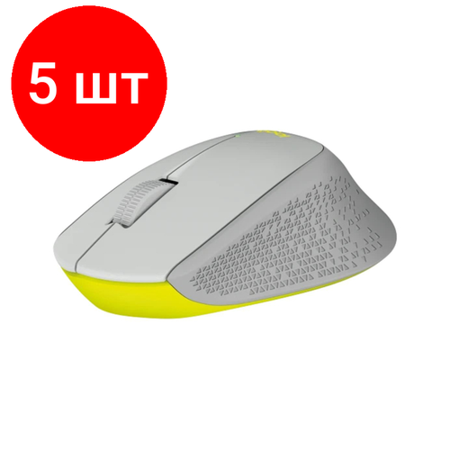 Комплект 5 штук, Мышь компьютерная Logitech WRL M280 GREY 910-004310