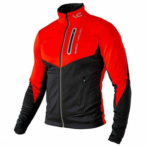 Куртка VICTORY CODE, размер 42, черный, красный