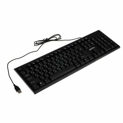 Клавиатура "CLASSIC", проводная, мембранная, 104 клавиши, USB, чёрная
